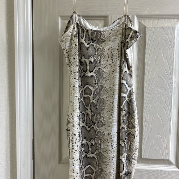 Dresses | Snake Pattern Mini Dress | Poshmark